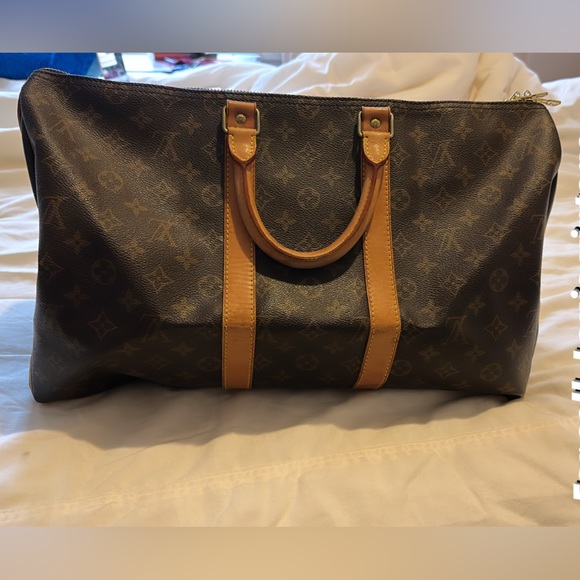 Louis Vuitton | Bags | Vintage Louie Duffel Bag Size 45 | Poshmark